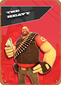 Amazon.com : Muecddoa HEAVY Tf2 Game Role Game Poster Anime Game Art ...