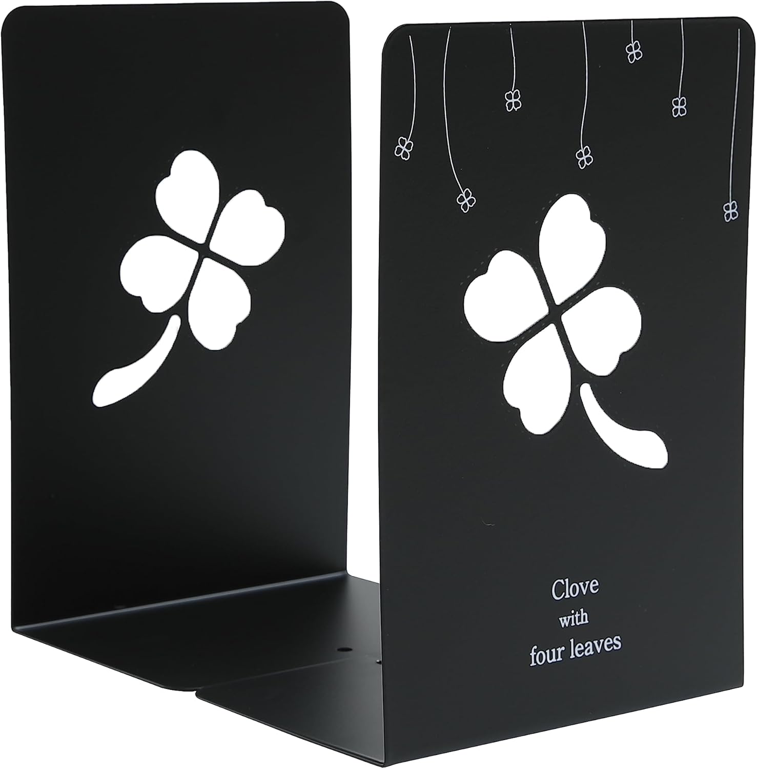 2 Pieces Heavy Duty Non Slip Durable Metal Bookend Divider for Shelves ...