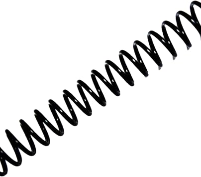 Amazon.com : Printfinish Spiral Plastic Coil-Box of 100 1/4" (6mm ...