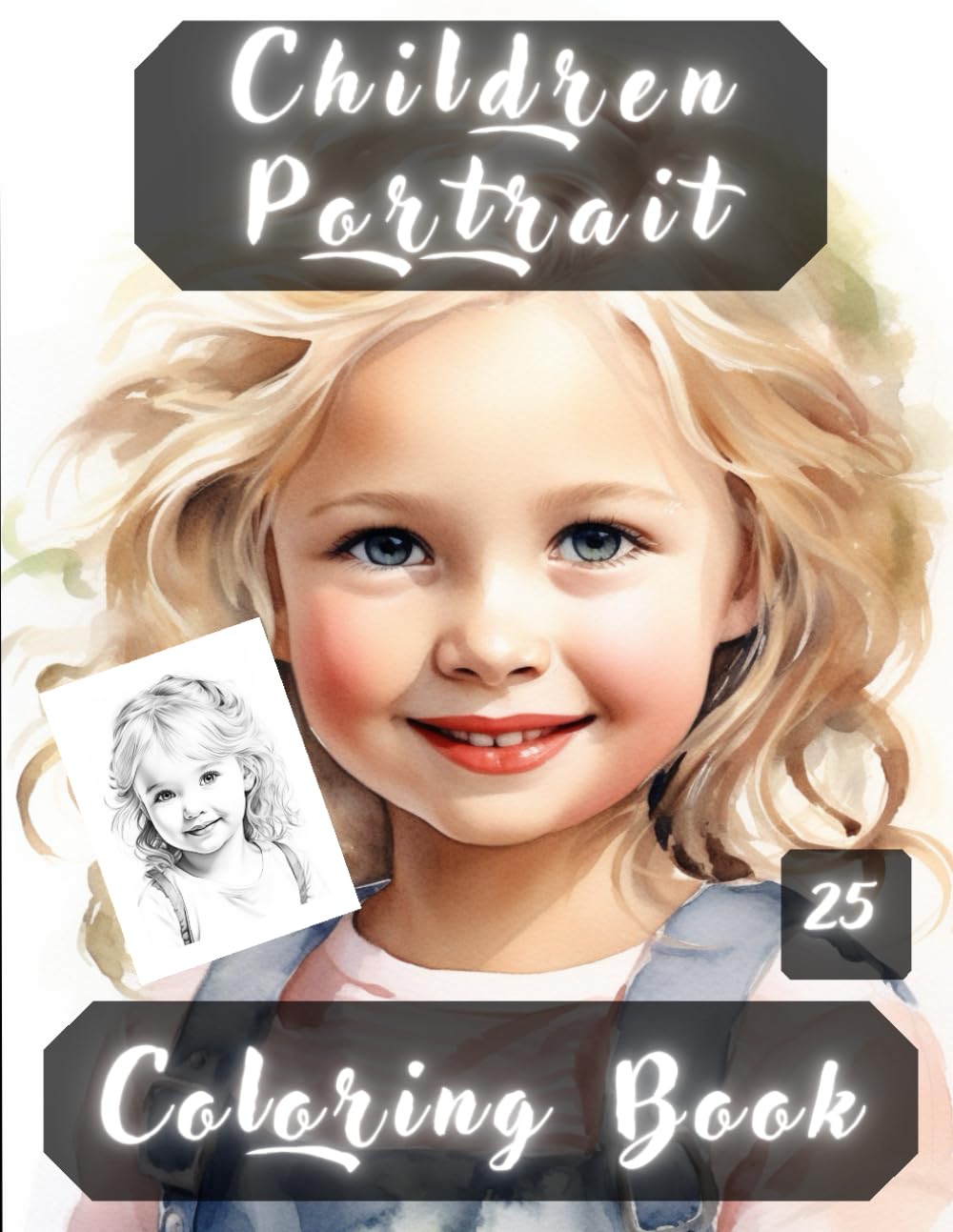 Amazon.com: Children Portrait Coloring Book: Children Portraits ...