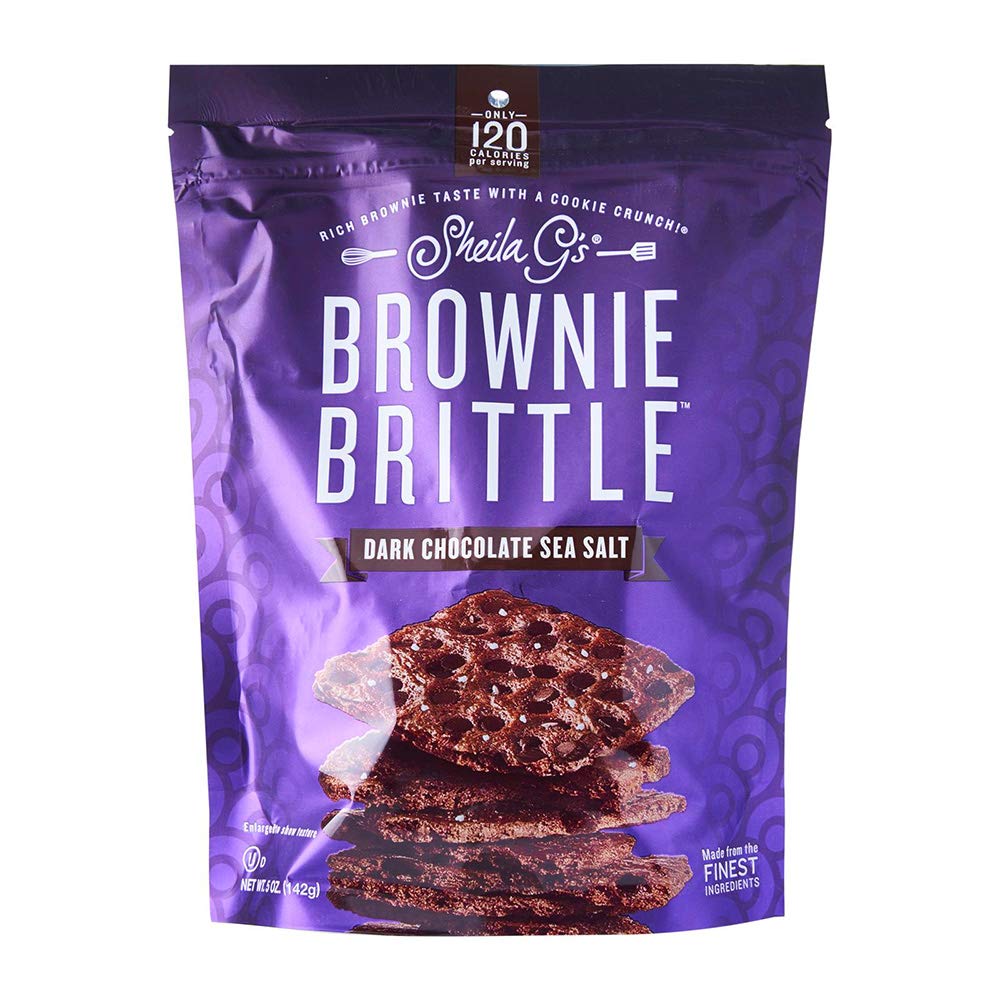 Amazon.com : Sheila G's, Brownie Brittle Dark Chocolate, 5 oz : Grocery ...