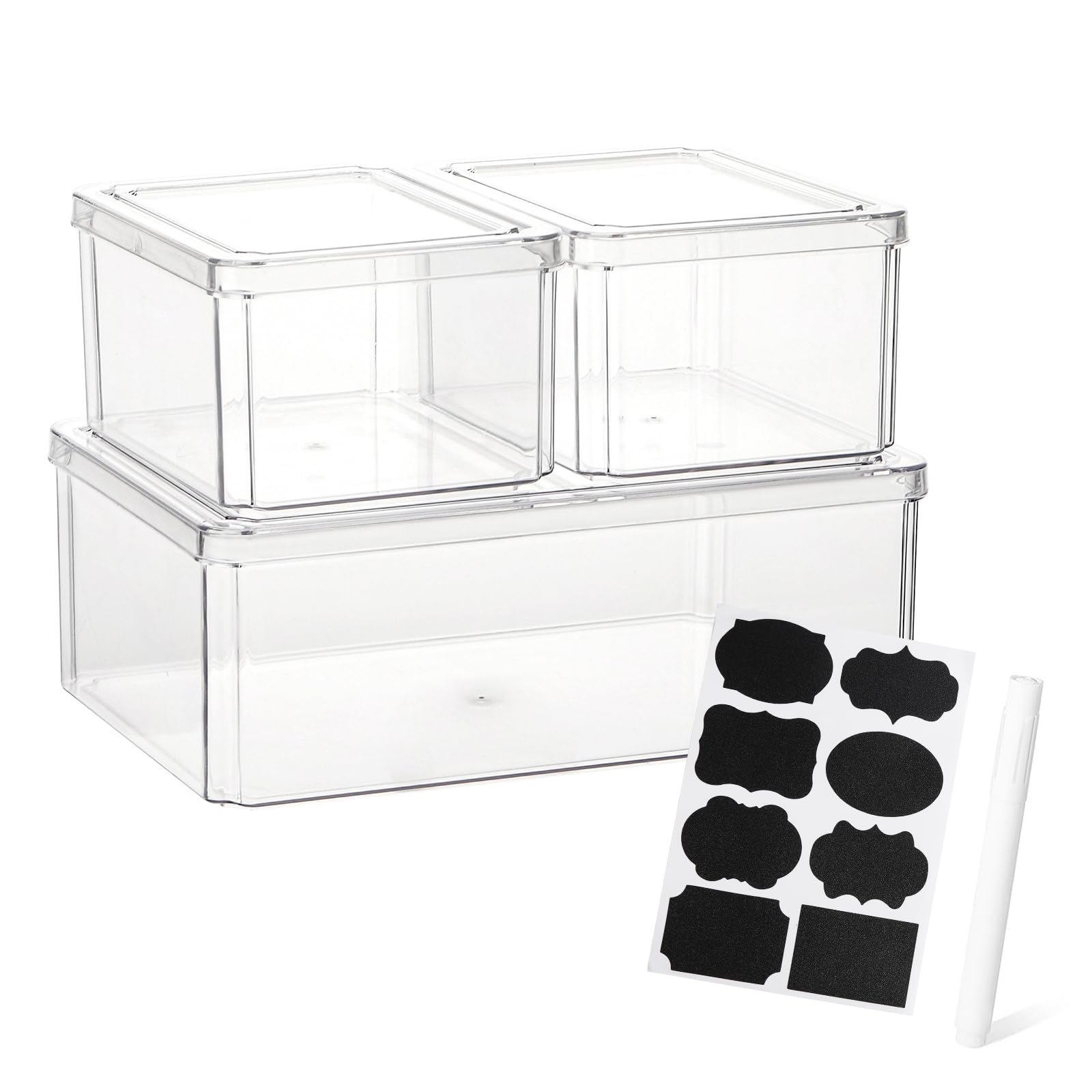 Amazon.com: Xbopetda 3 Pack Pasta Storage Container, Food Storage ...