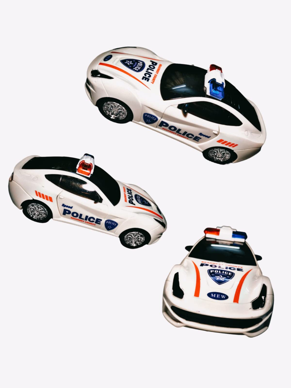 Buy RUHANI Car Toy for Kids - Bump and Go Cop Car with Fun Flashing ...