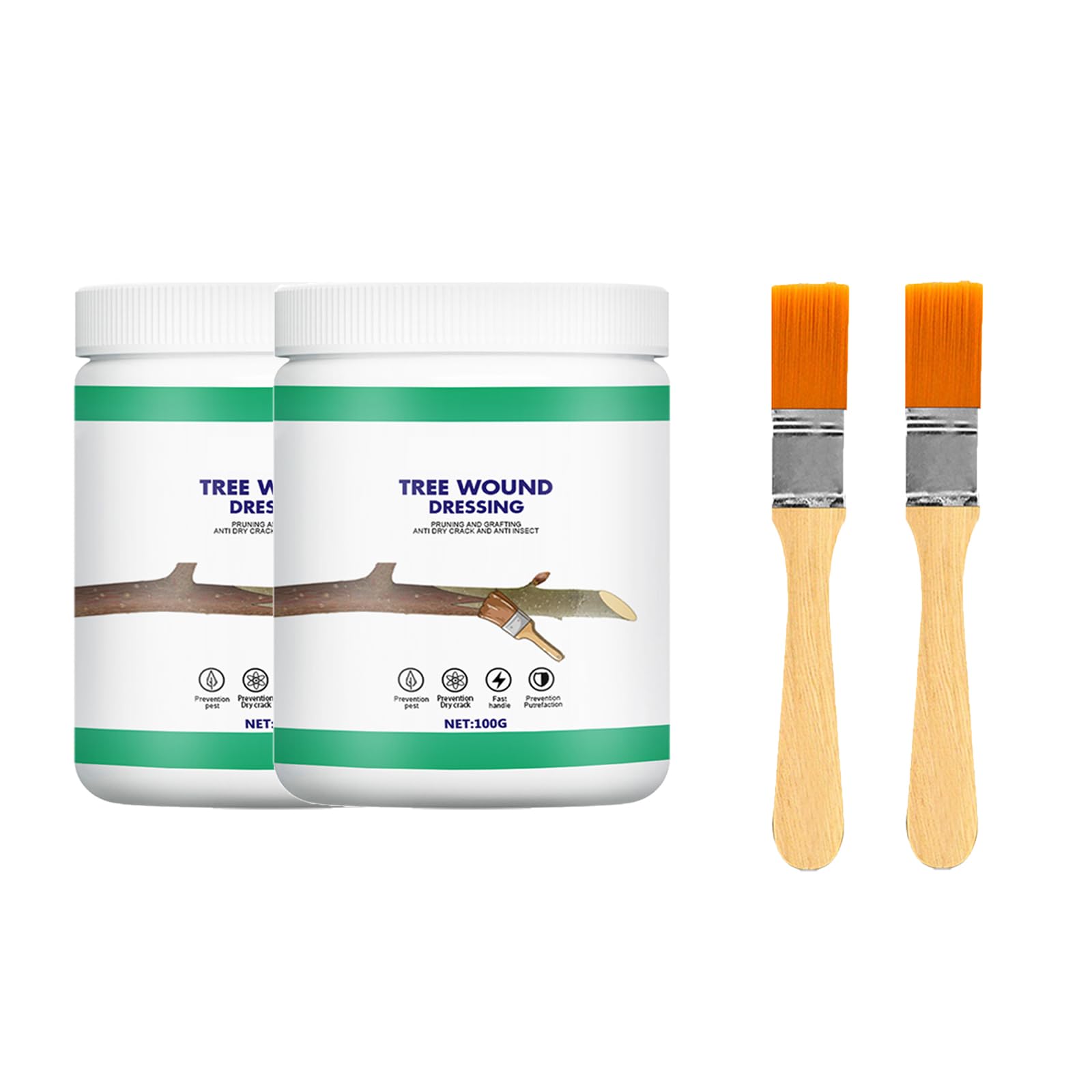 Amazon.com: Tree Wound Pruning Sealer, Tree Wound Dressing with Brush ...