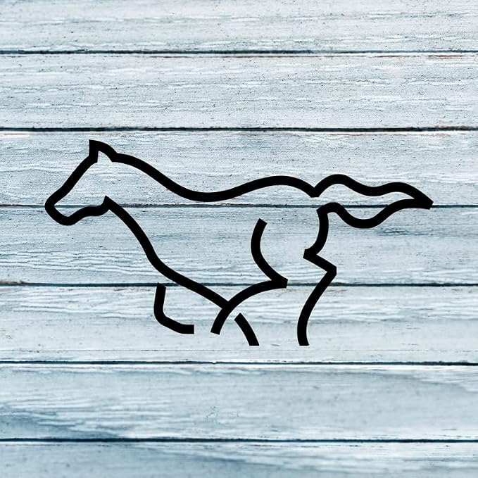 Amazon.com - Horse Wall Vinyl Decals Stickers Peel and Stick - Running ...