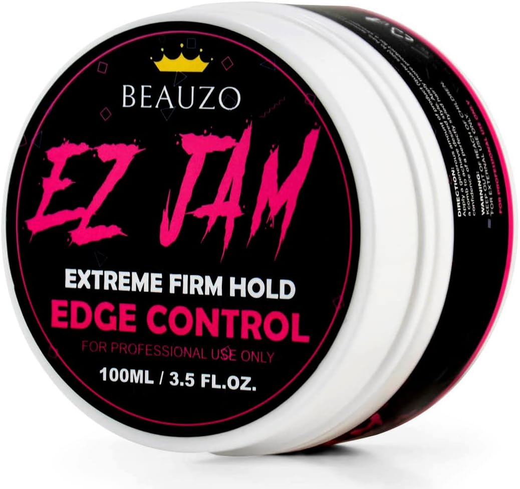 Amazon.com : BEAUZO EZ JAM Extreme Firm Hold Edge Control 3.5Fl Oz ...