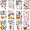 Amazon.com: Make a Face Sticker for Kids 42 Sheets Make Your Own Animal ...