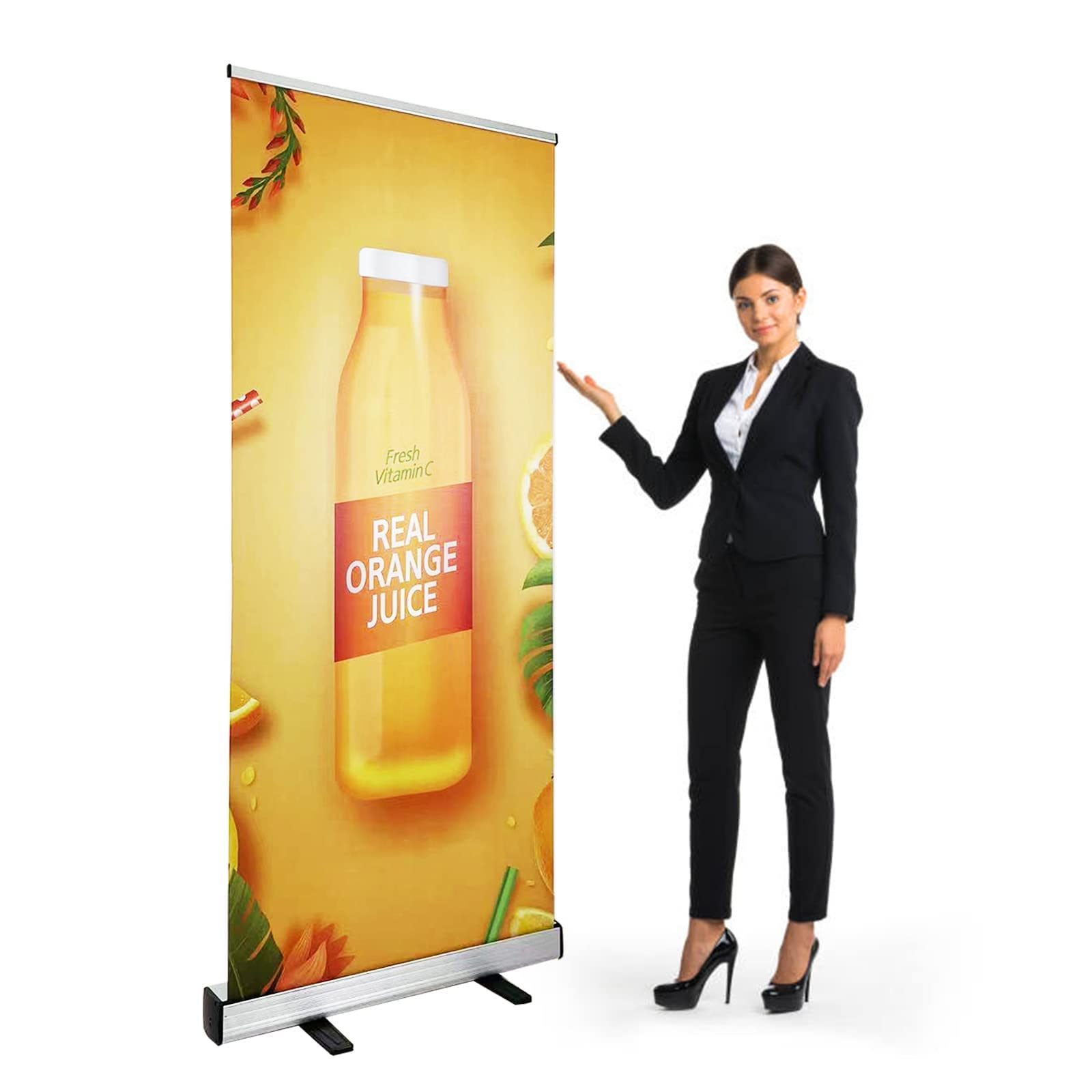 Amazon.com: 4U Media&Displays 3 UNITS Heavy-Duty Retractable Banner ...