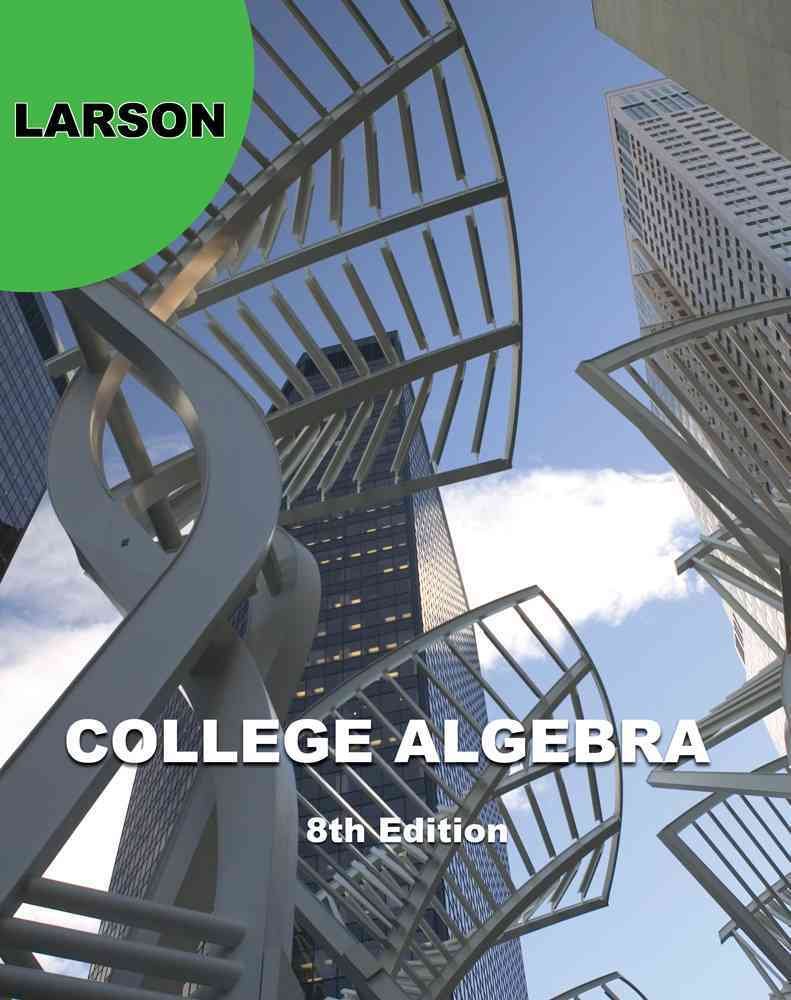 College Algebra: Larson, Ron: 9781439048696: Amazon.com: Books