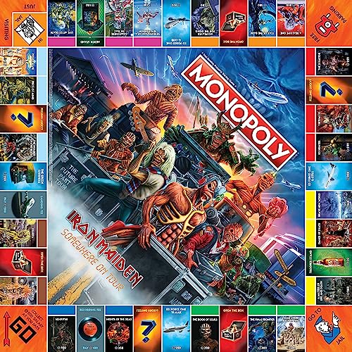 Snapklik.com : Monopoly Iron Maiden Play As Bruces Lantern, Guitar Amp ...