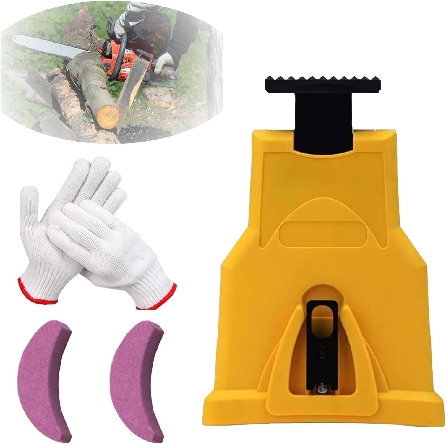 Amazon.com: Libiyi Portable Chainsaw Sharpener for 14, 16, 18, 20 Inch ...