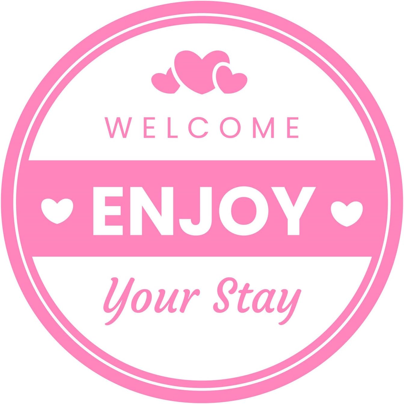 Amazon.com: Welcome Enjoy Your Stay Stickers,2inch 300pcs Welcome Hotel ...