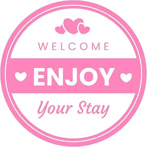 Amazon.com : Welcome Enjoy Your Stay Stickers,2inch 300pcs Welcome ...