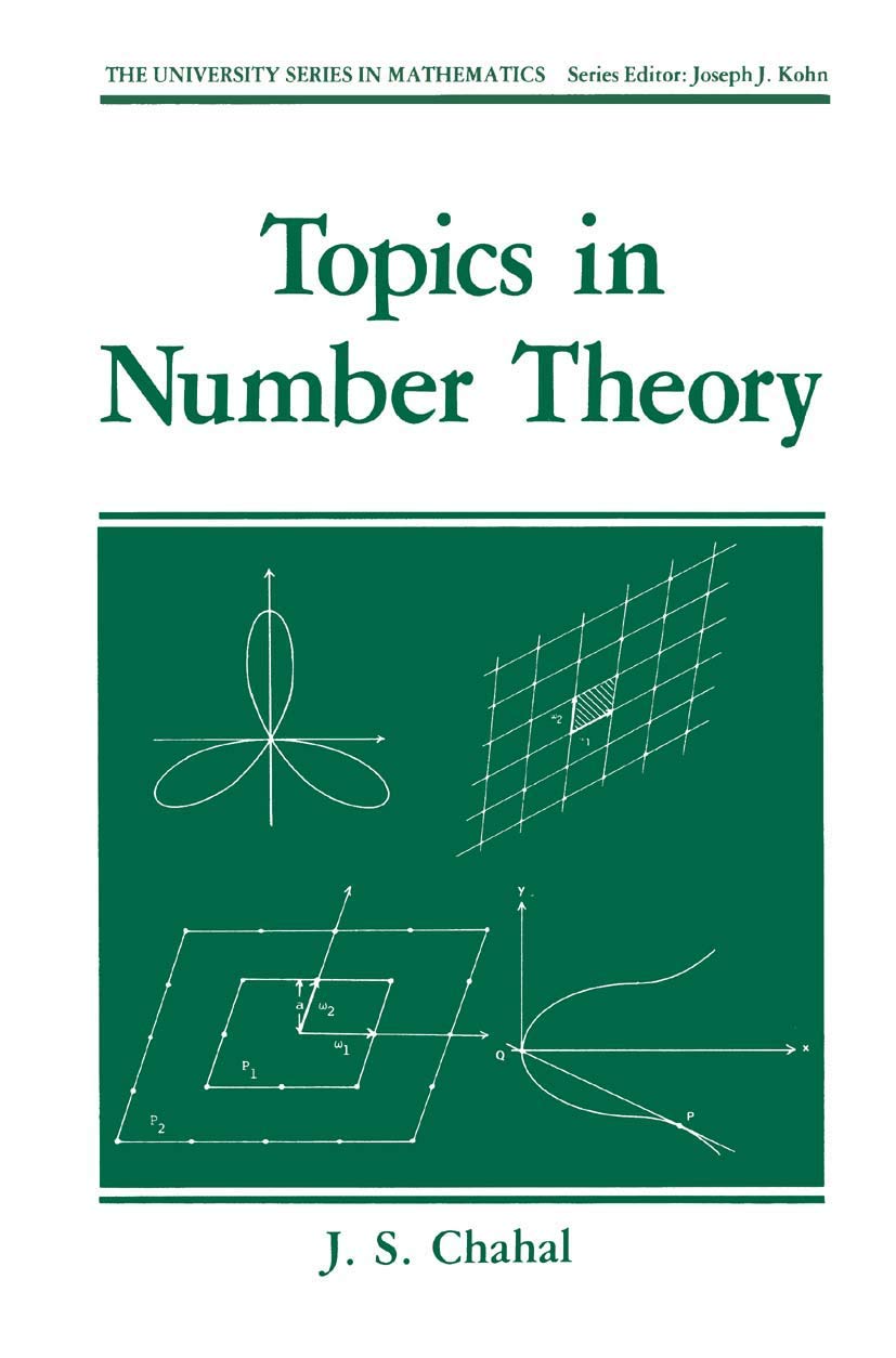 Topics in Number Theory (University Series in Mathematics): J.S. Chahal ...