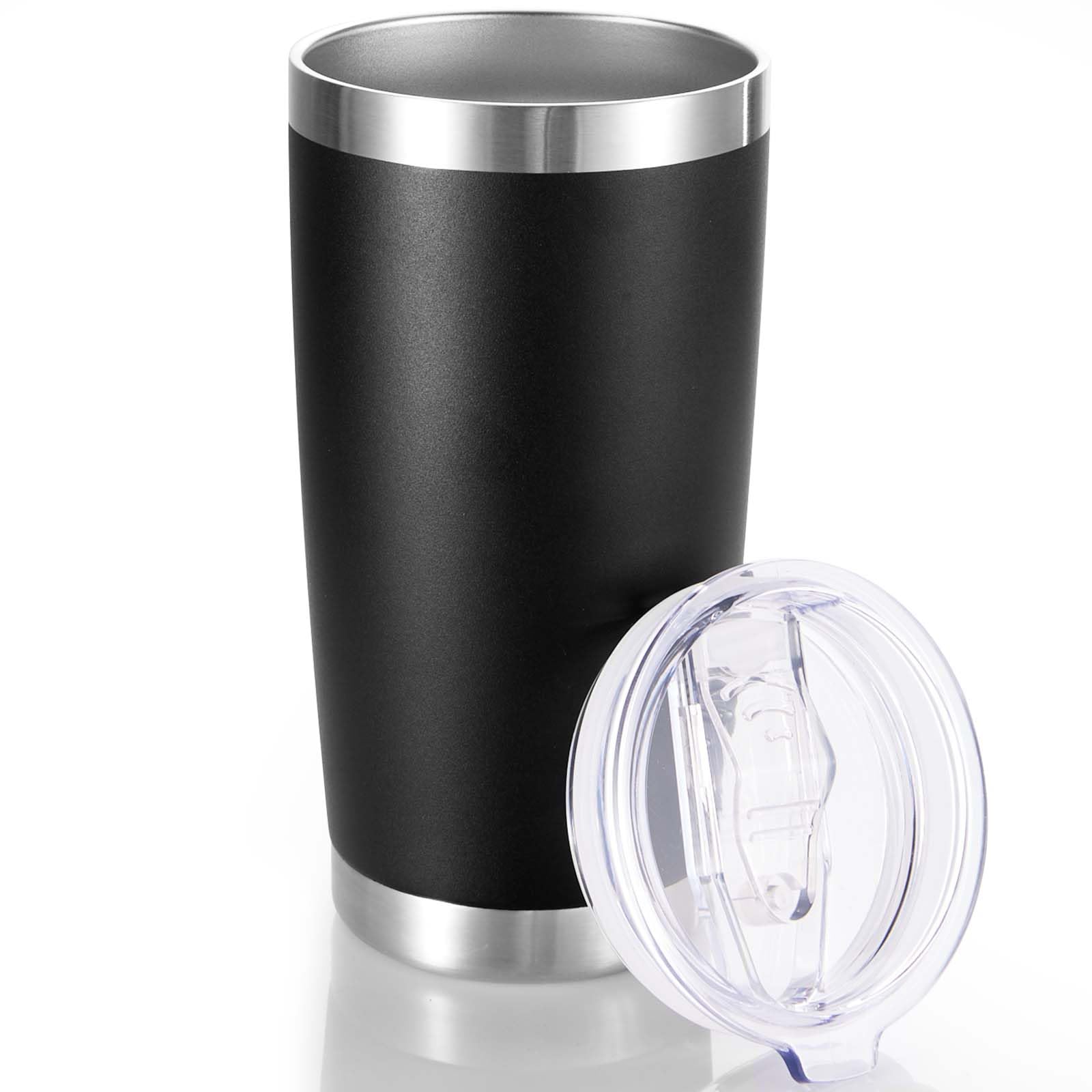 Cool Yoleb 20 oz Tumblers Stainless Steel Tumbler with Lid Double ...