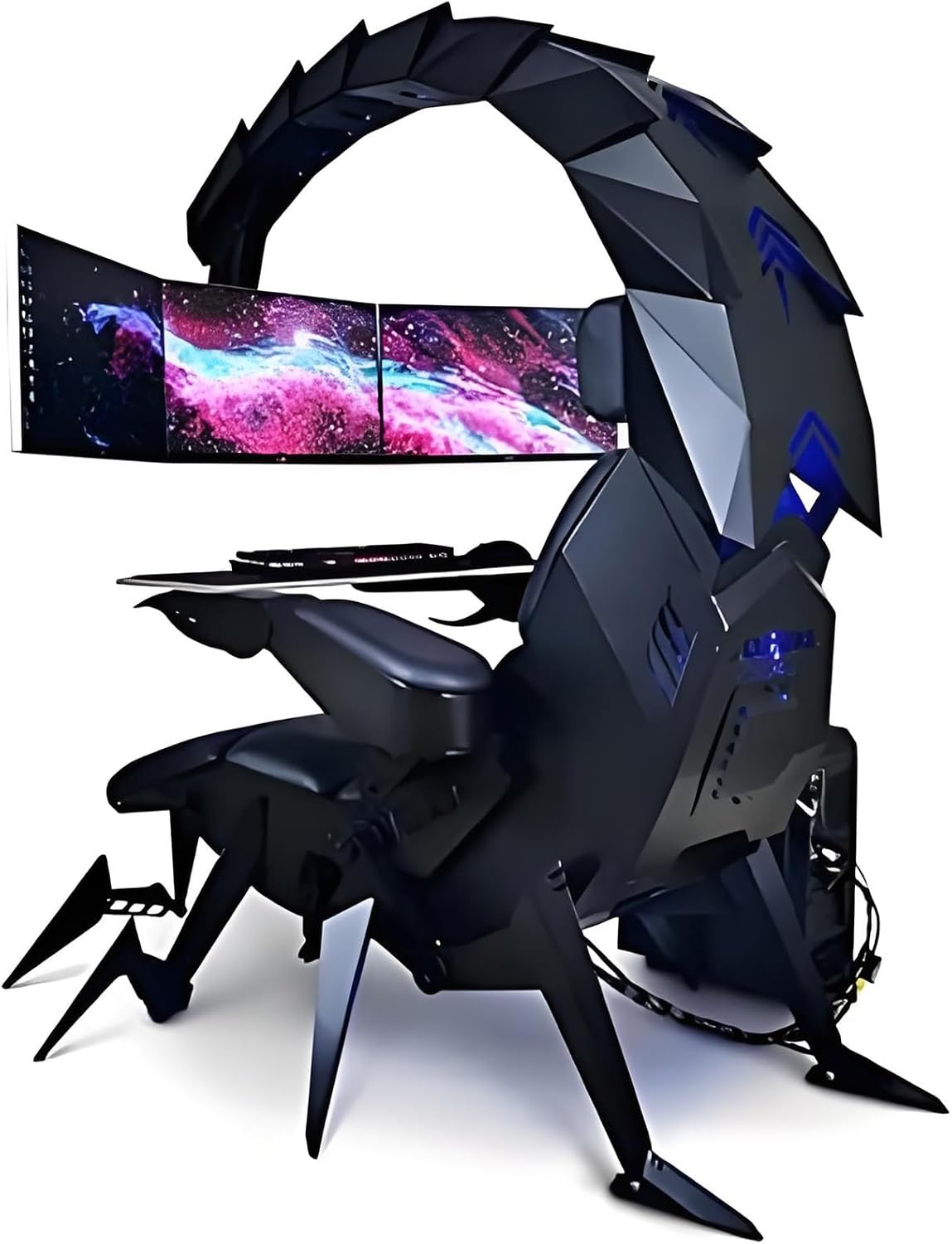 Amazon.com: Scorpion Gaming Cockpit, Ergonomic Office Chair - Imitation ...