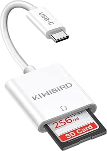 Amazon.com: KiWiBiRD USB C Memory Digital Camera SD Card Reader, Type C ...