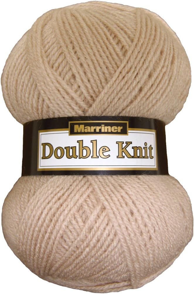Amazon.com: Marriner Double Knit 100G Double Knitting Yarn/Wool (Beige ...