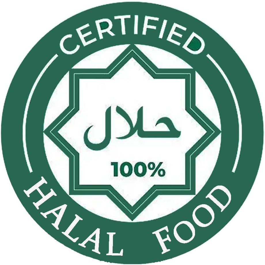 Amazon.com: Hodmopli Halal Food Labels (Pack-500) - Green, Waterproof ...