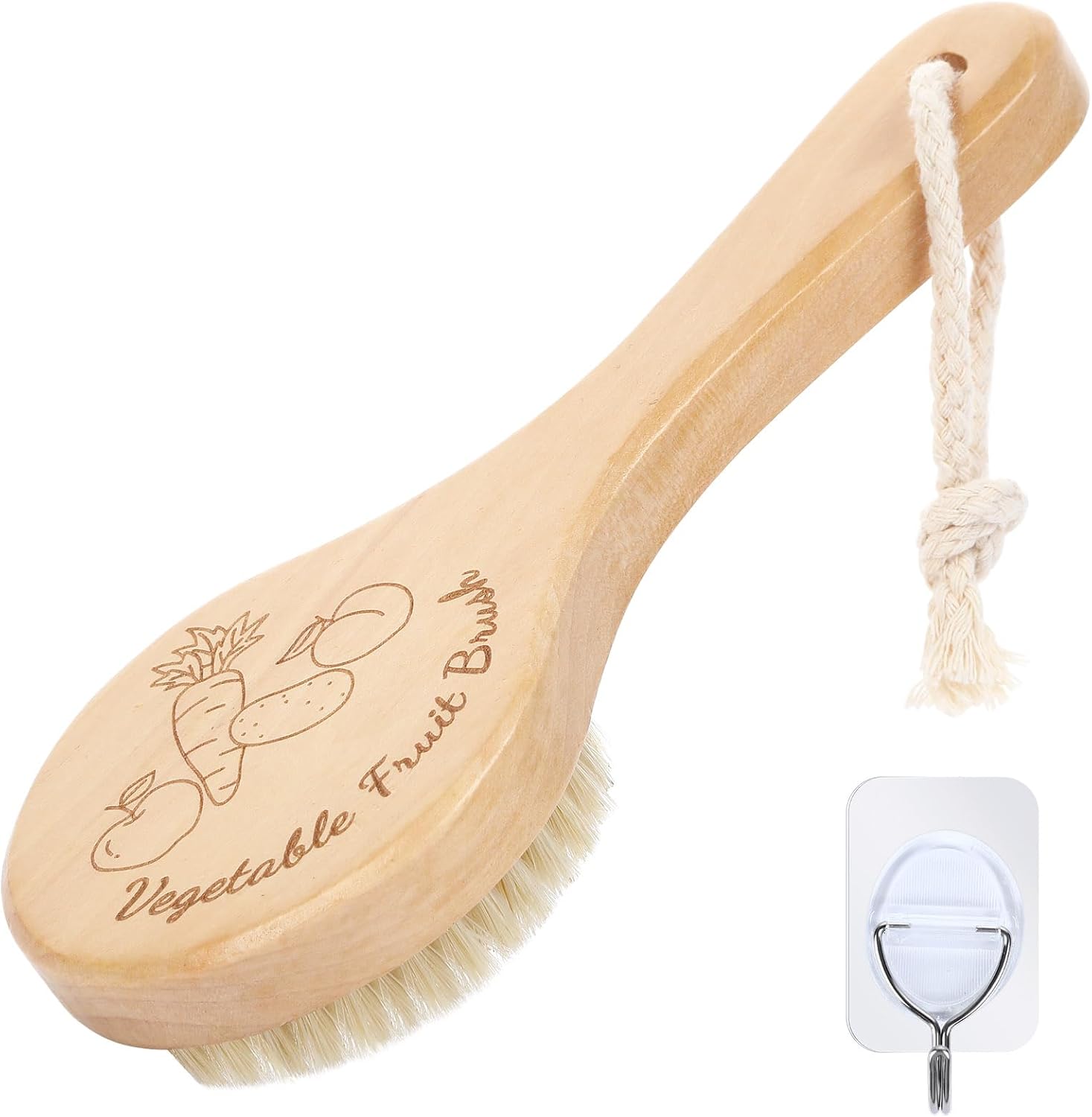 SEPGLITTER Vegetable Brush, Cleaning Brush with Long Handle for Potato ...