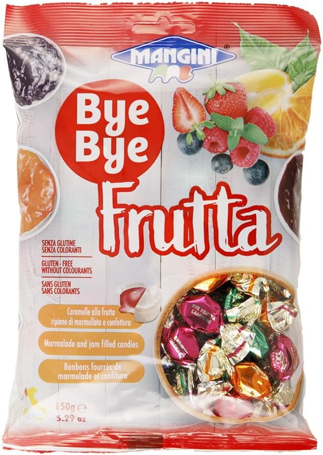 Amazon.com : Mangini, Italian Mini Fruit Hard Candy Assort (Bye Frutta ...
