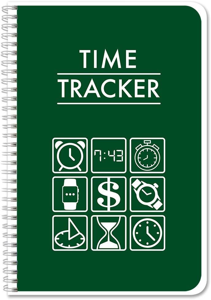 BookFactory Business Time Tracking Book/Time Tracker Log Book/Time ...