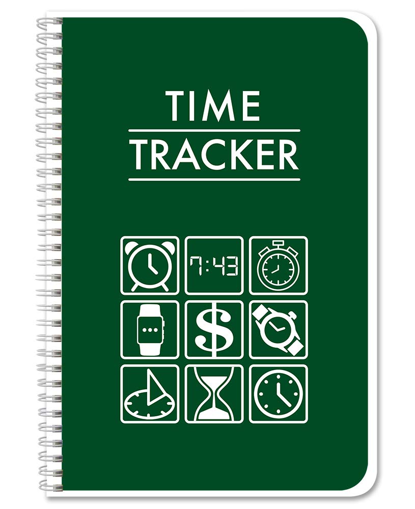 Amazon.com : BookFactory Time Tracker Notebook/Work Hours Log Book ...