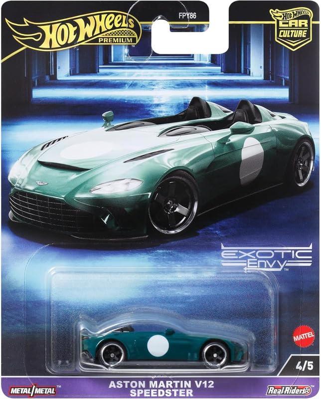 Hot Wheels Premium Exotic Envy Aston Martin V12 Speedster for 3 Years ...