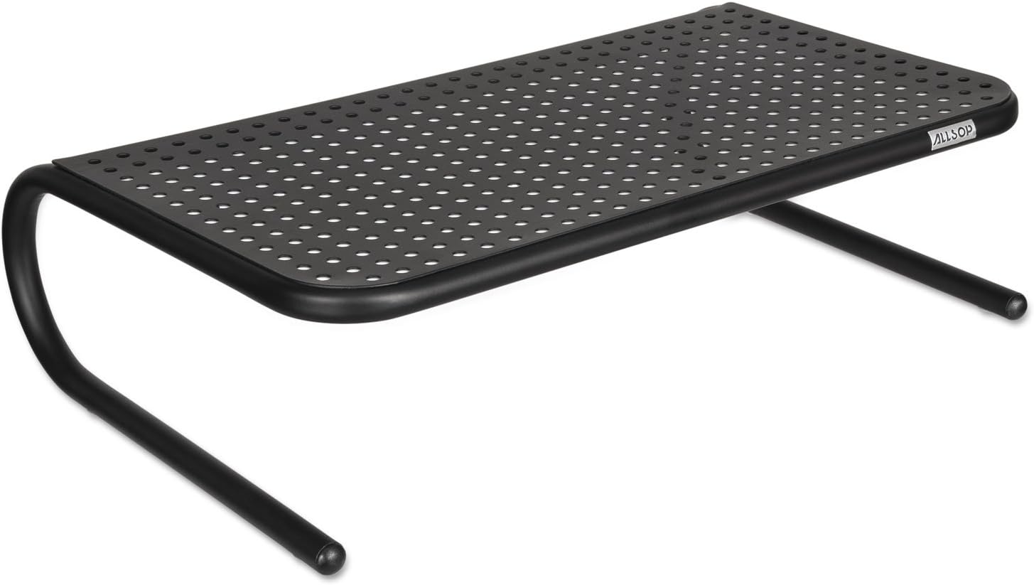 Amazon.com: Allsop Large Metal Art Monitor Stand, 18-Inch wide platform ...
