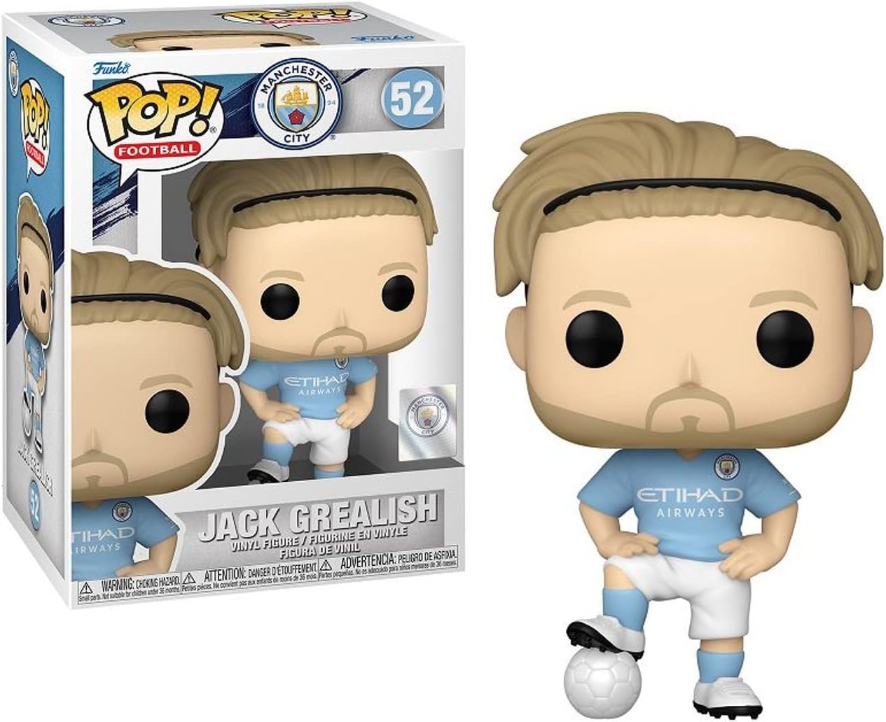 Amazon.com: Funko Pop! Football: Manchester City - Jack Grealish : Toys ...