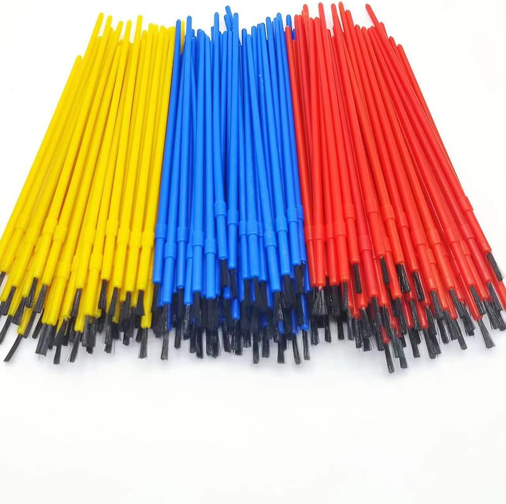 Amazon.com: Prasacco 100 Pieces Paint Brushes Bulk, Plastic Paint ...