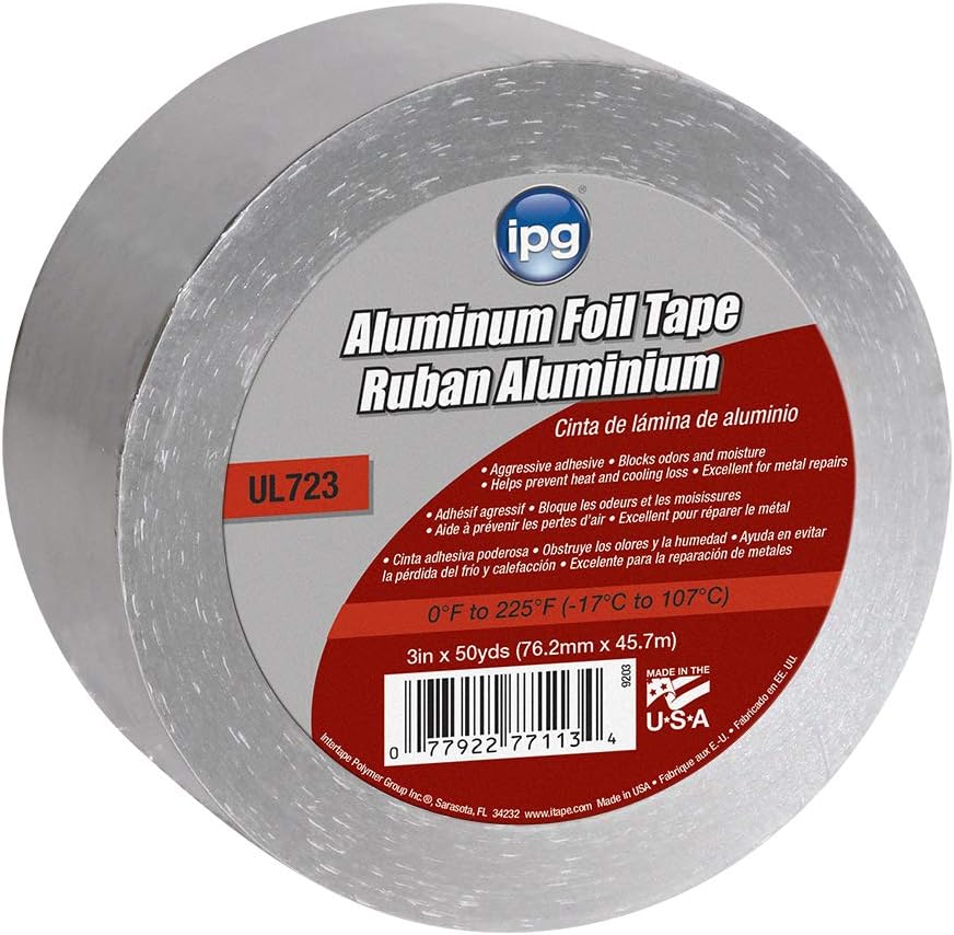 Amazon.com: 3M Aluminum Foil Tape, 1170, 1" X 18 Yds, Cond. Acrylic ...