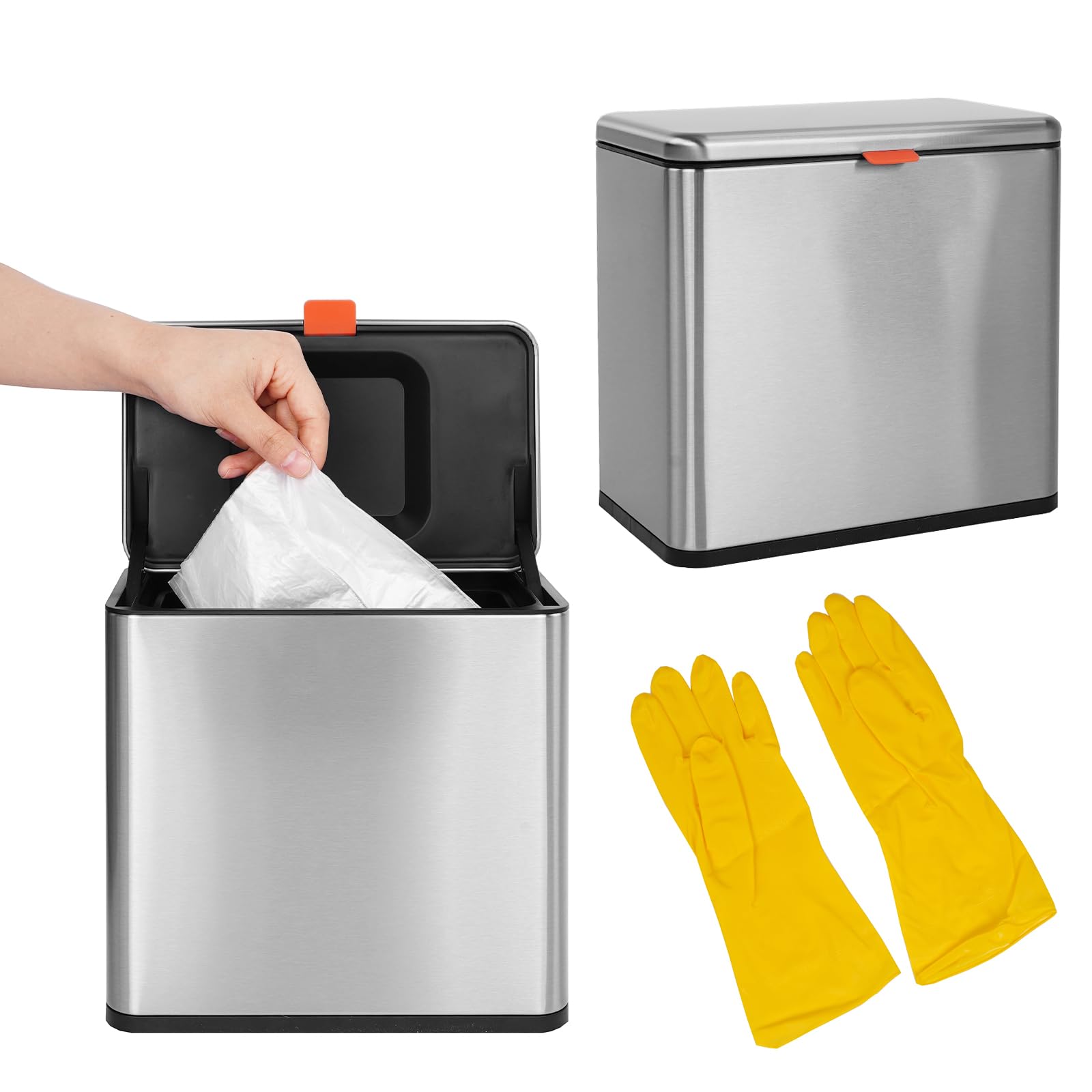 Snapklik.com : Sanitary Napkin Receptacle - Wall Mounted Tampon ...