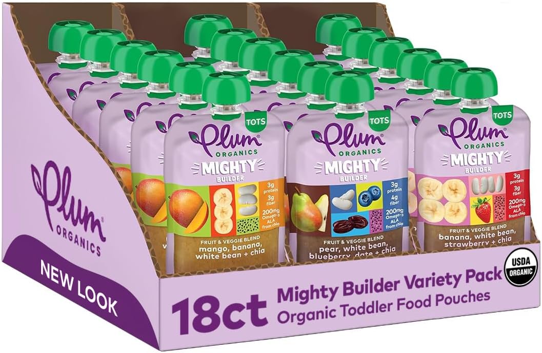 Amazon.com : Sprout Organic Baby Food, Stage 4 Toddler Pouches, 9 ...