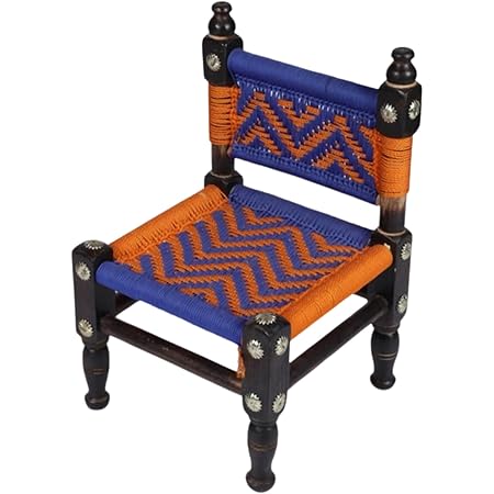 Santarms® handicrafts Chair khatli wood Khatlo wooden pidha stool ...