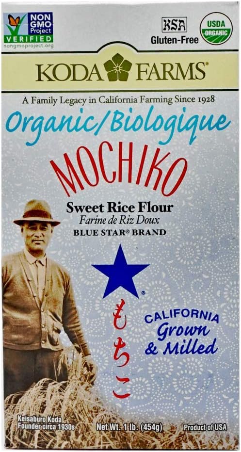 Amazon.com : Koda Farms Mochiko Sweet Rice Flour, Blue Star, 1 Pound ...