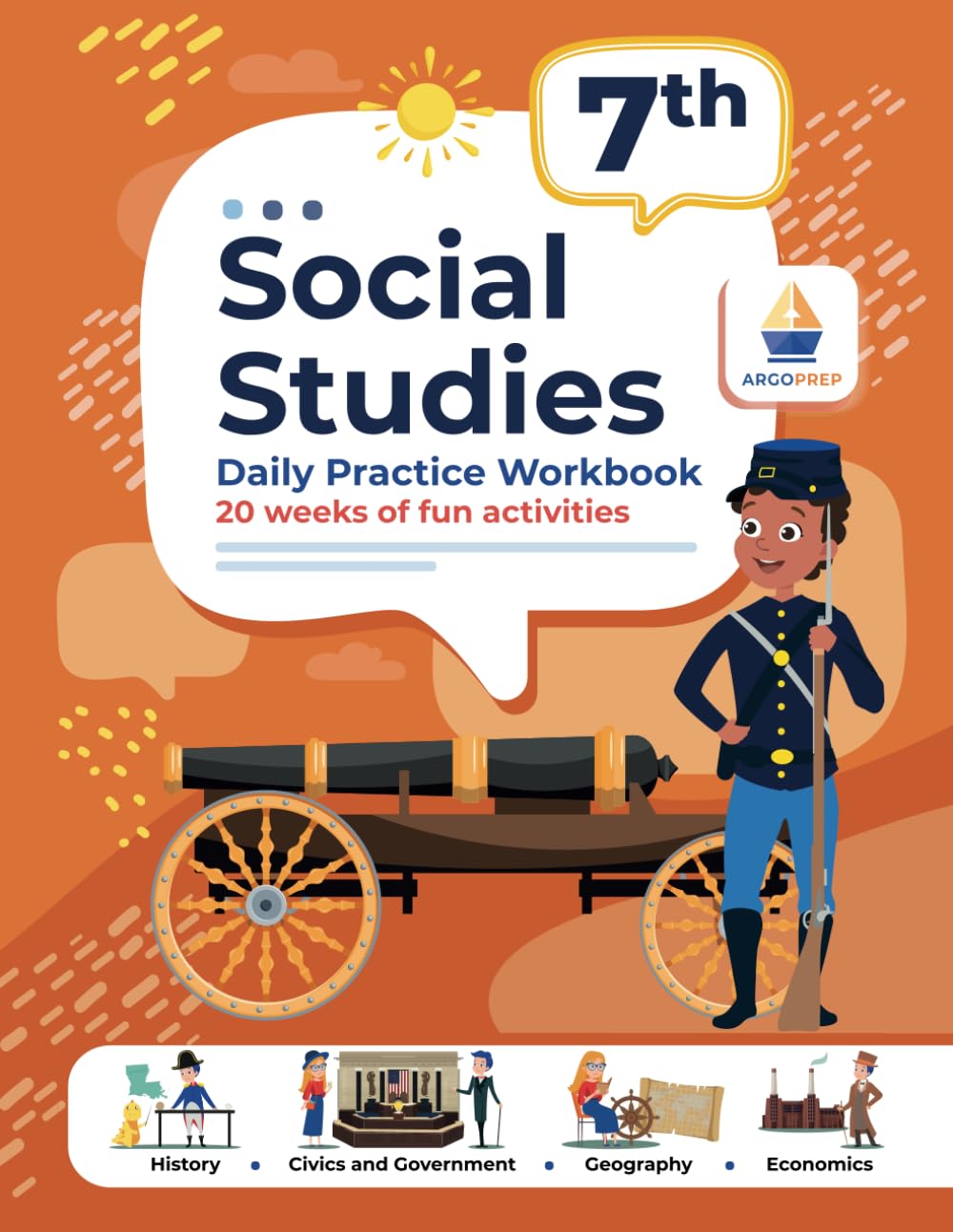 7th Grade Social Studies: Daily Practice Workbook | 20 Weeks of Fun ...