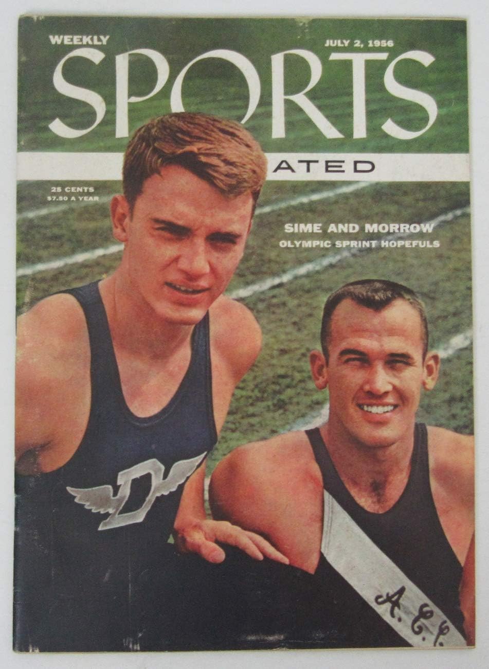 Dave Sime/Bob Morrow T&F 1956 Sports Illustrated Magazine NO LABEL ...