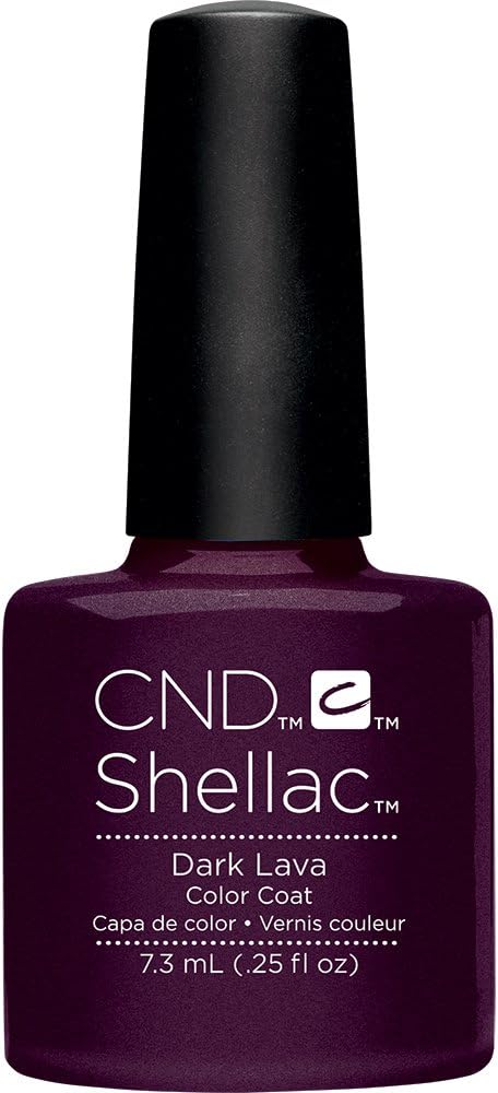 CND Shellac - Dark Lava 7.3ml/0.25 fl oz : Amazon.co.uk: Beauty