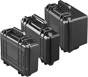 Portable Tool Box with Shock- Proof Sponge, Waterproof Hard Case with ...