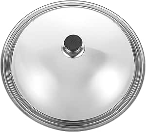 Luxshiny Glass Cooking Pot Clear Cooking Pots Microwave Food Skillet ...
