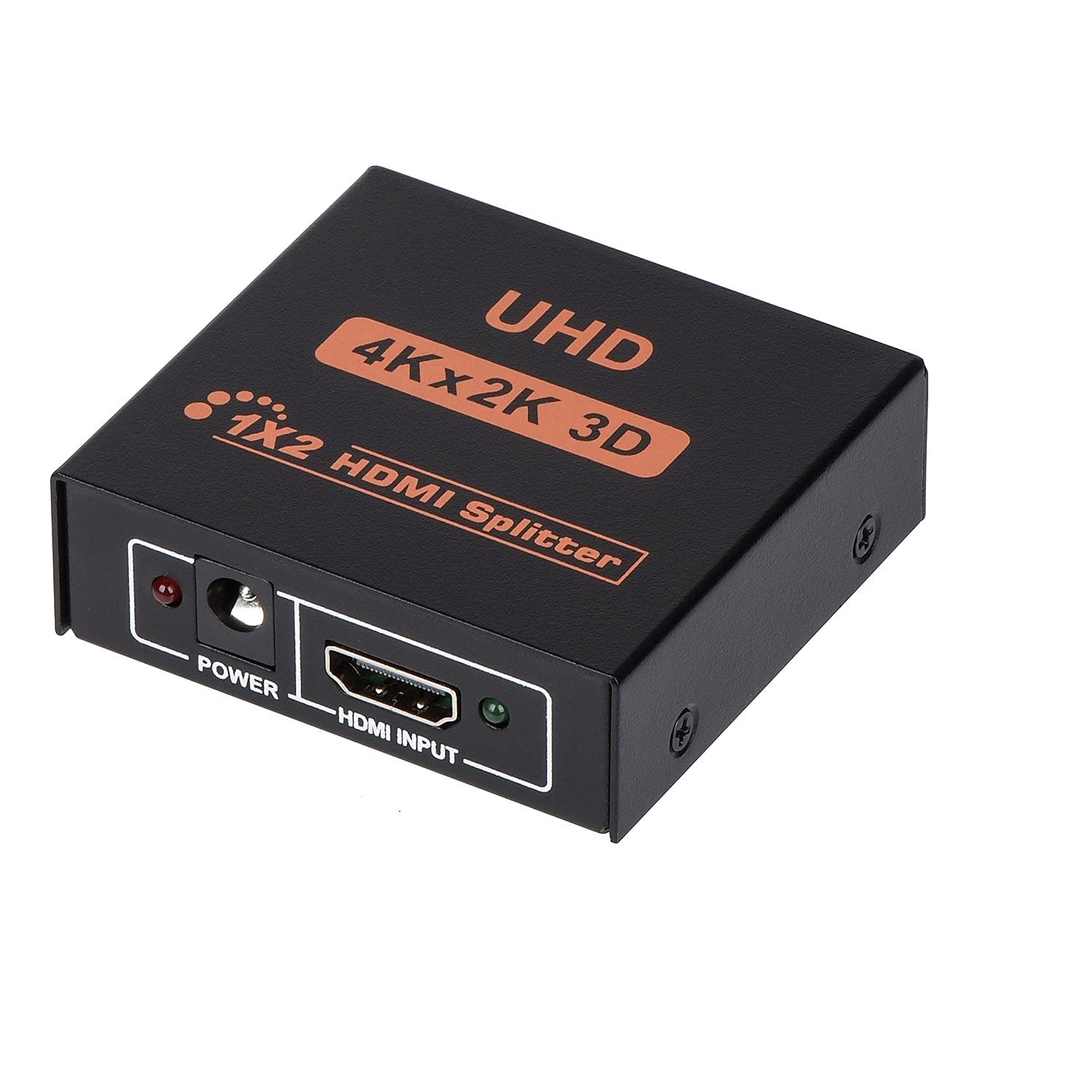 Microware HDMI Splitter 1 in 2 Out, Dual Hdmi Output Amplifier Switcher ...
