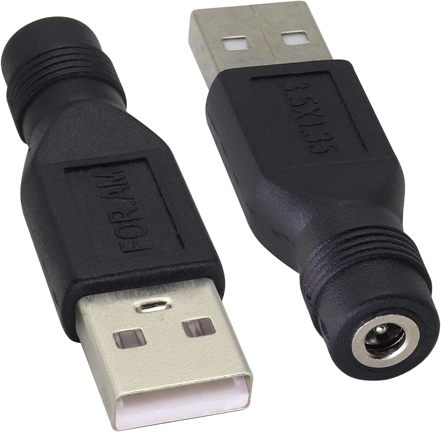 Amazon.com: AAOTOKK (2 Pack USB to DC 3.5×1.35mm Power Adapter 5 Volt ...