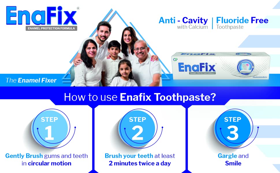 Enafix Anti Cavity Toothpaste & Freshclor Antimicrobial Mouthwash Combo ...