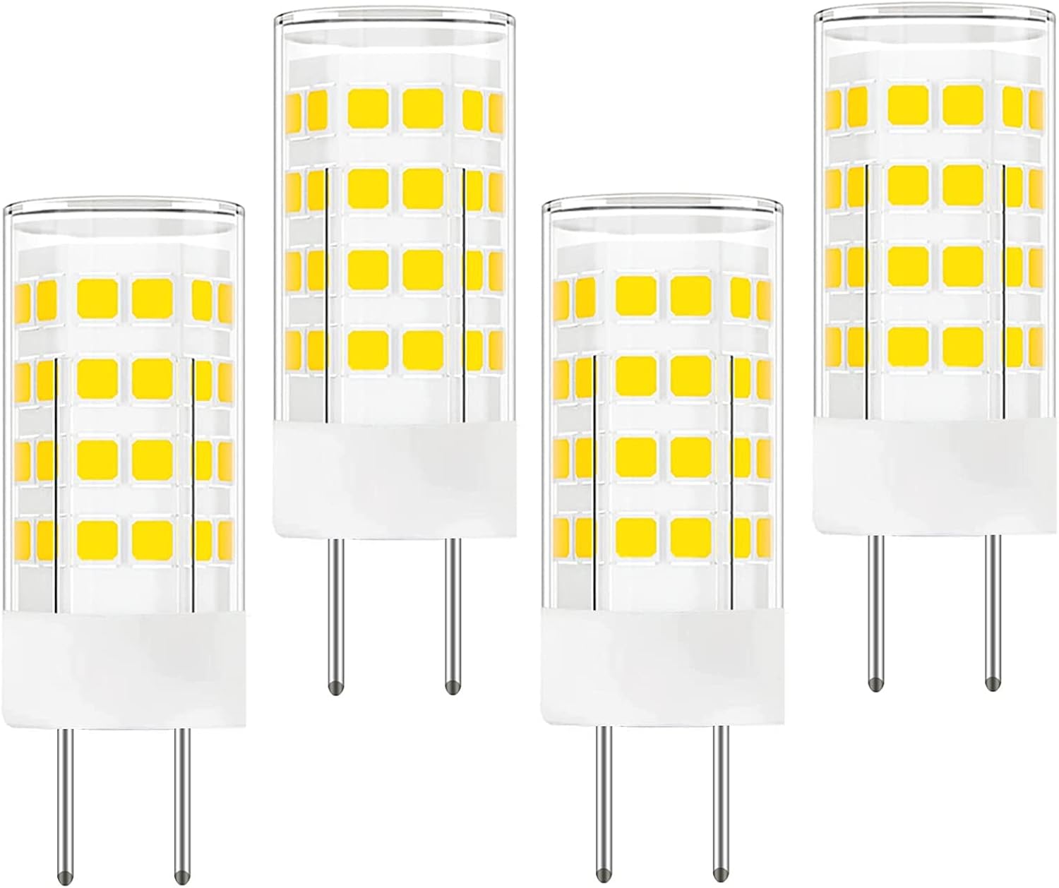 VYAOMLI GY6.35 G6.35 Bi-pin Base LED Bulb 4Watt AC DC 12V, GY6.35 T4 JC ...