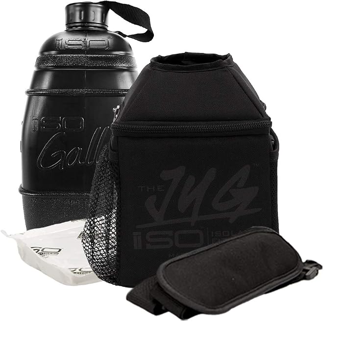 Buy ISOJUG COMBO Insulated, One Gallon Water Jug Holder (Blackout) Made ...