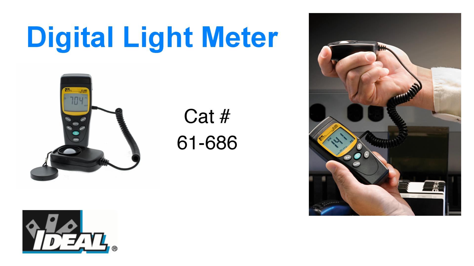 Watch IDEAL 61-686 Digital Light Meter on Amazon Live