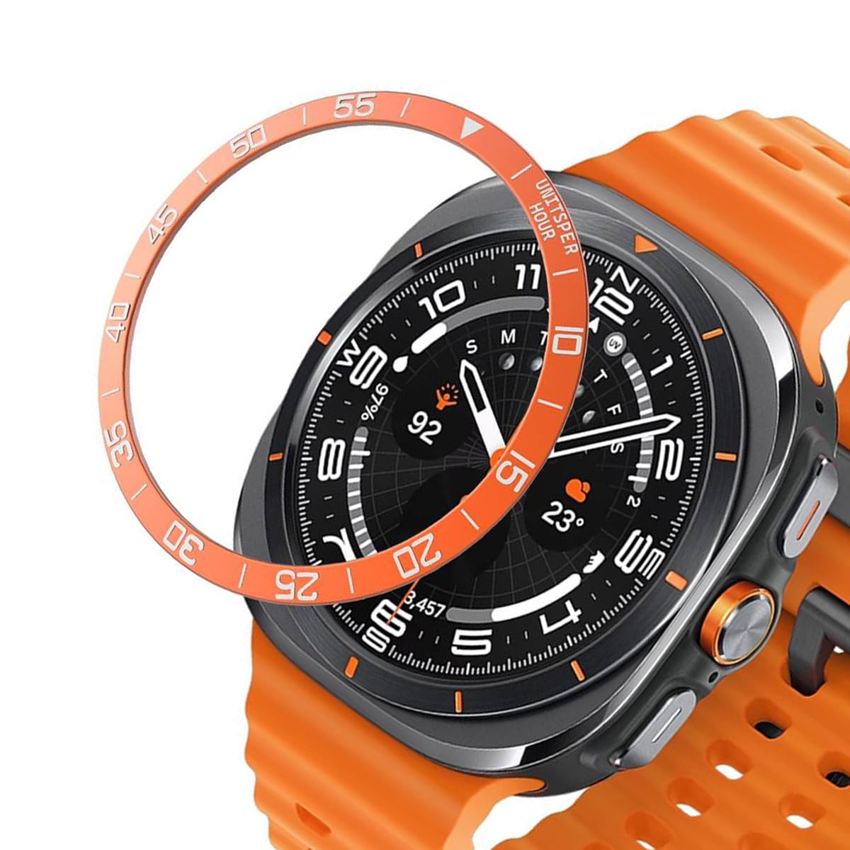 Amazon.com: DEALELE Bezel Cover Compatible with Samsung Galaxy Watch 7 ...