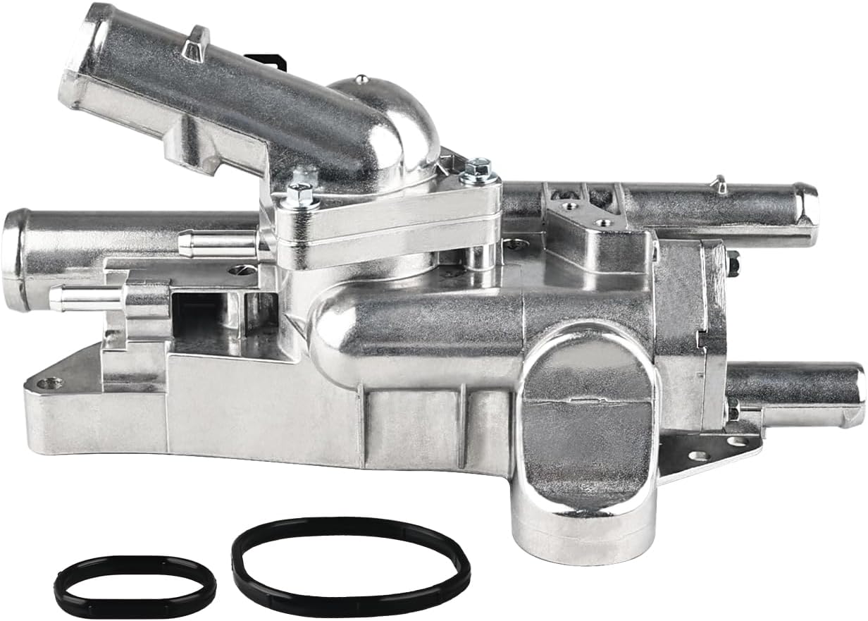 Amazon.com: WMPHE Upgraded Aluminium Engine Coolant Thermostat Housing ...