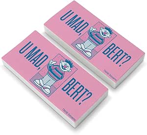 Sesame Street Ernie U Mad, Bert? Eraser Set of 2 : Amazon.co.uk: Toys ...